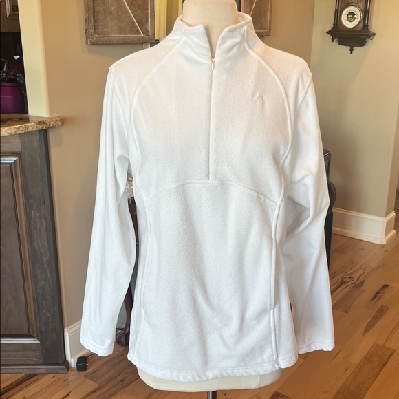 New Balance | Tops | New Balance White Fleece Pullover | Poshmark